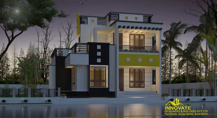 Innovate Designers & Builders | Box Type House Elevations