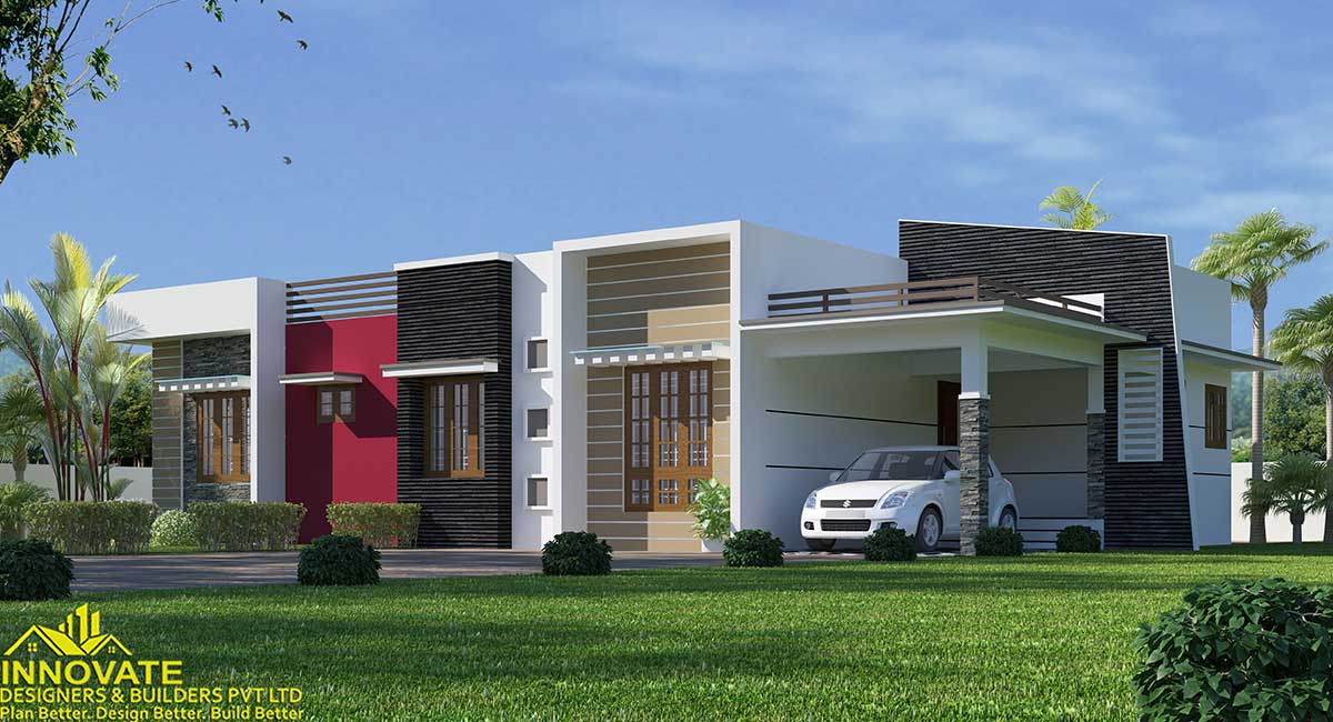 Innovate Designers & Builders | Single Storey House Elevation